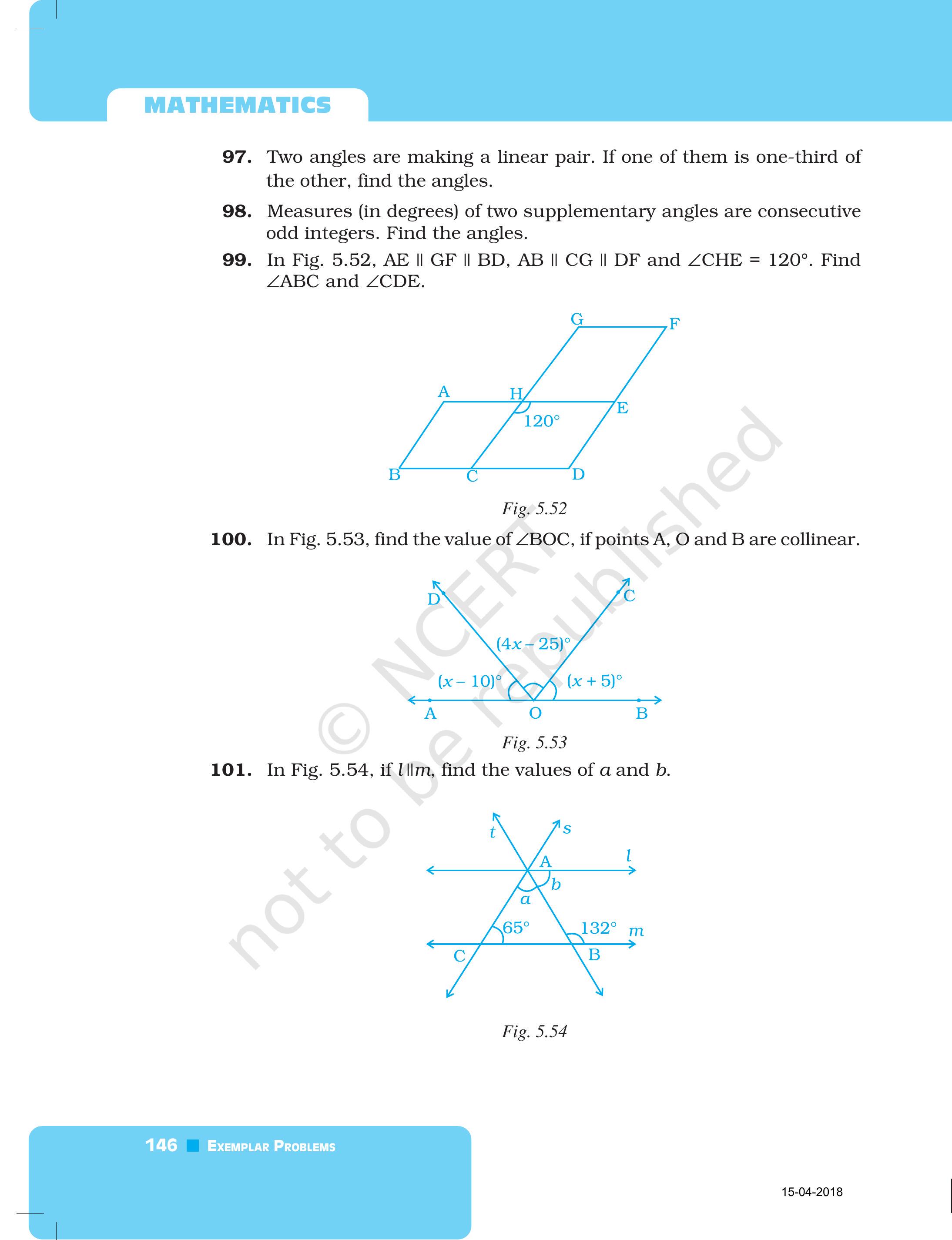 Flexi answers - In Fig. 5.53, find the value of @$\begin{align*}\angle ...