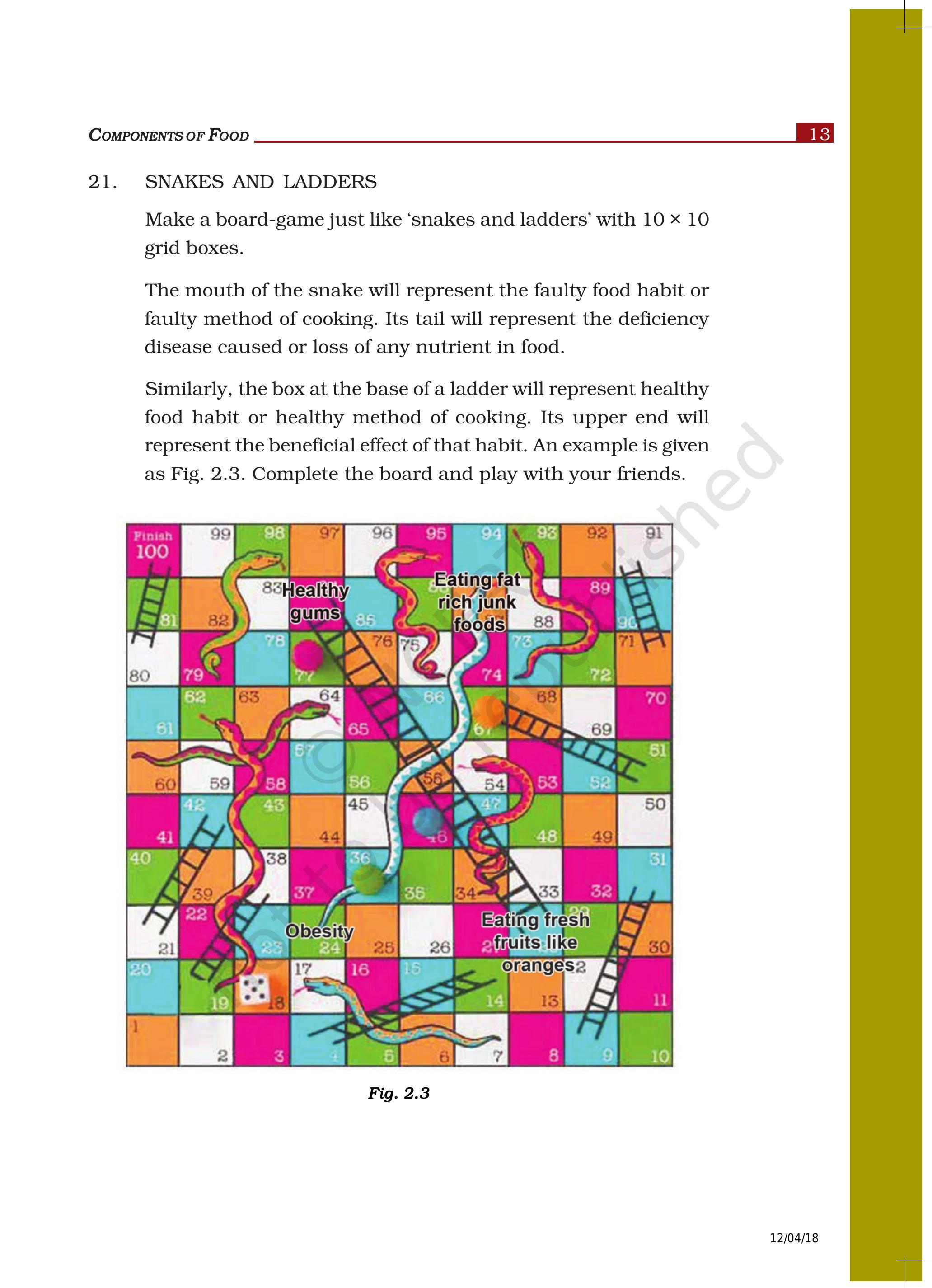 Flexi answers - SNAKES AND LADDERS Make a board-game just like 'snakes ...