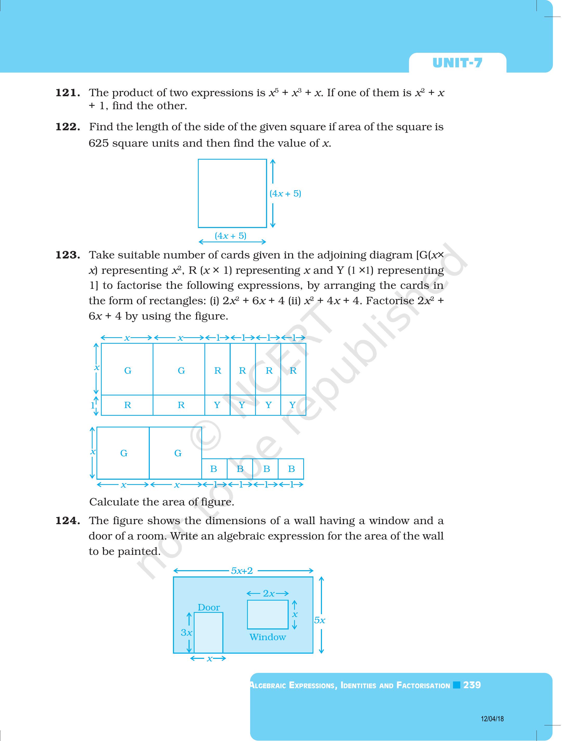 Flexi answers - Take suitable number of cards given in the adjoining ...