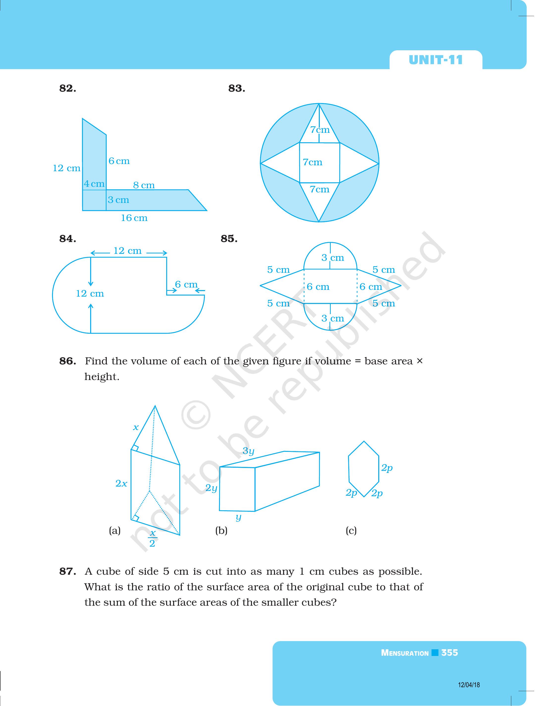 Area and Perimeter of Composite Shapes | Flexi Homework help & answers ...