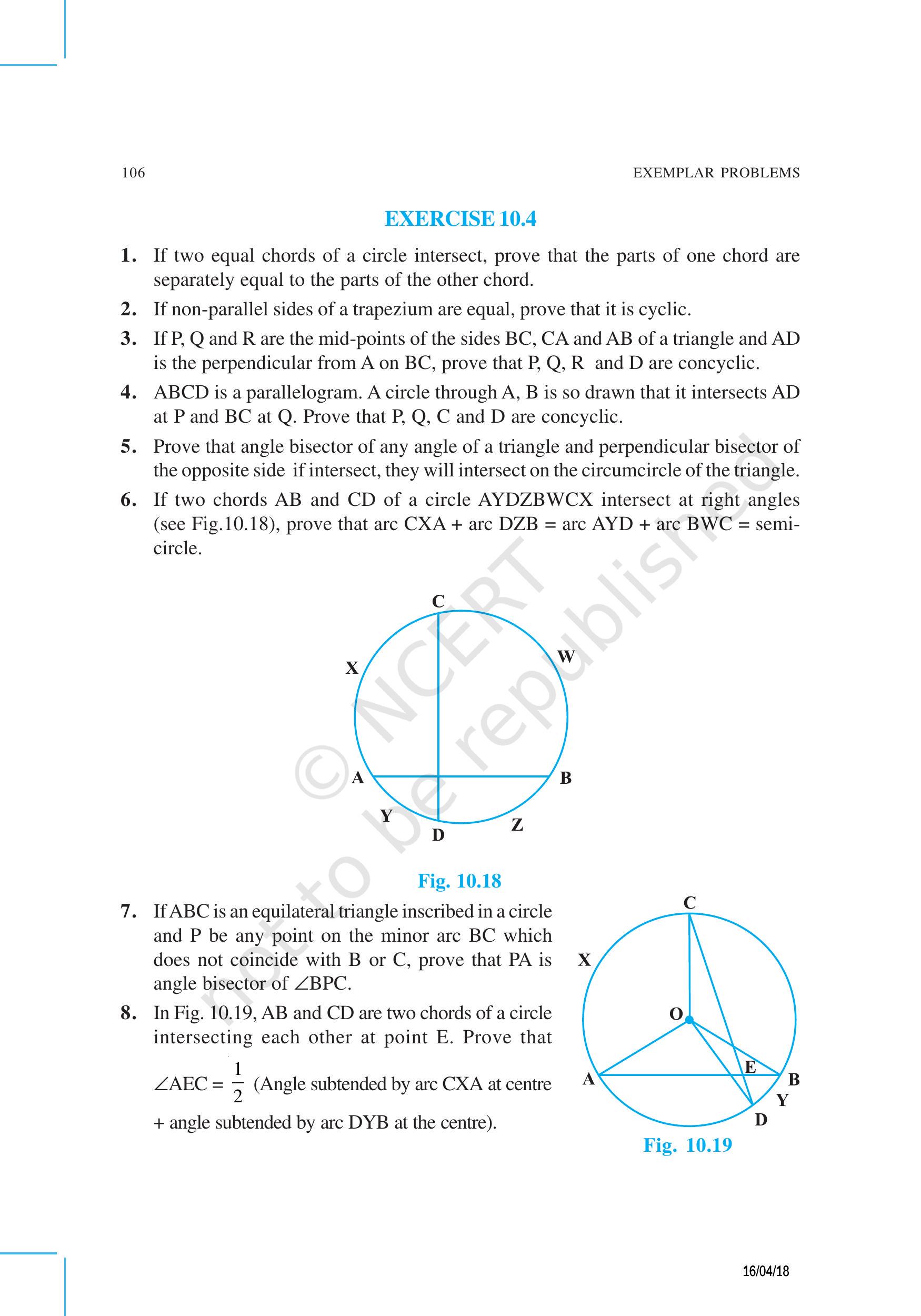 Flexi answers - If two chords @$\begin{align*}\mathrm{AB}\end{align ...