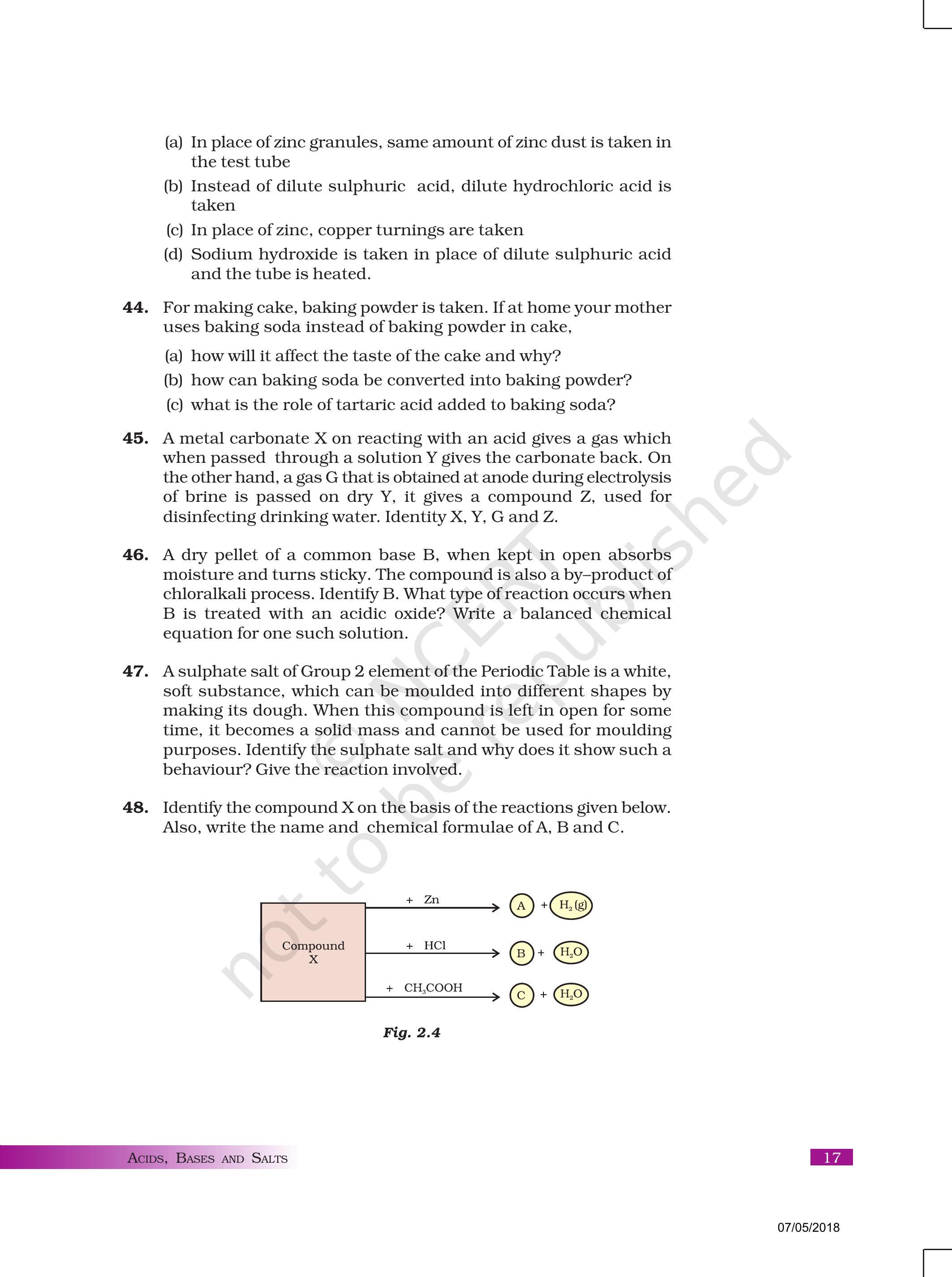 Flexi answers - Identify the compound X on the basis of the reactions ...