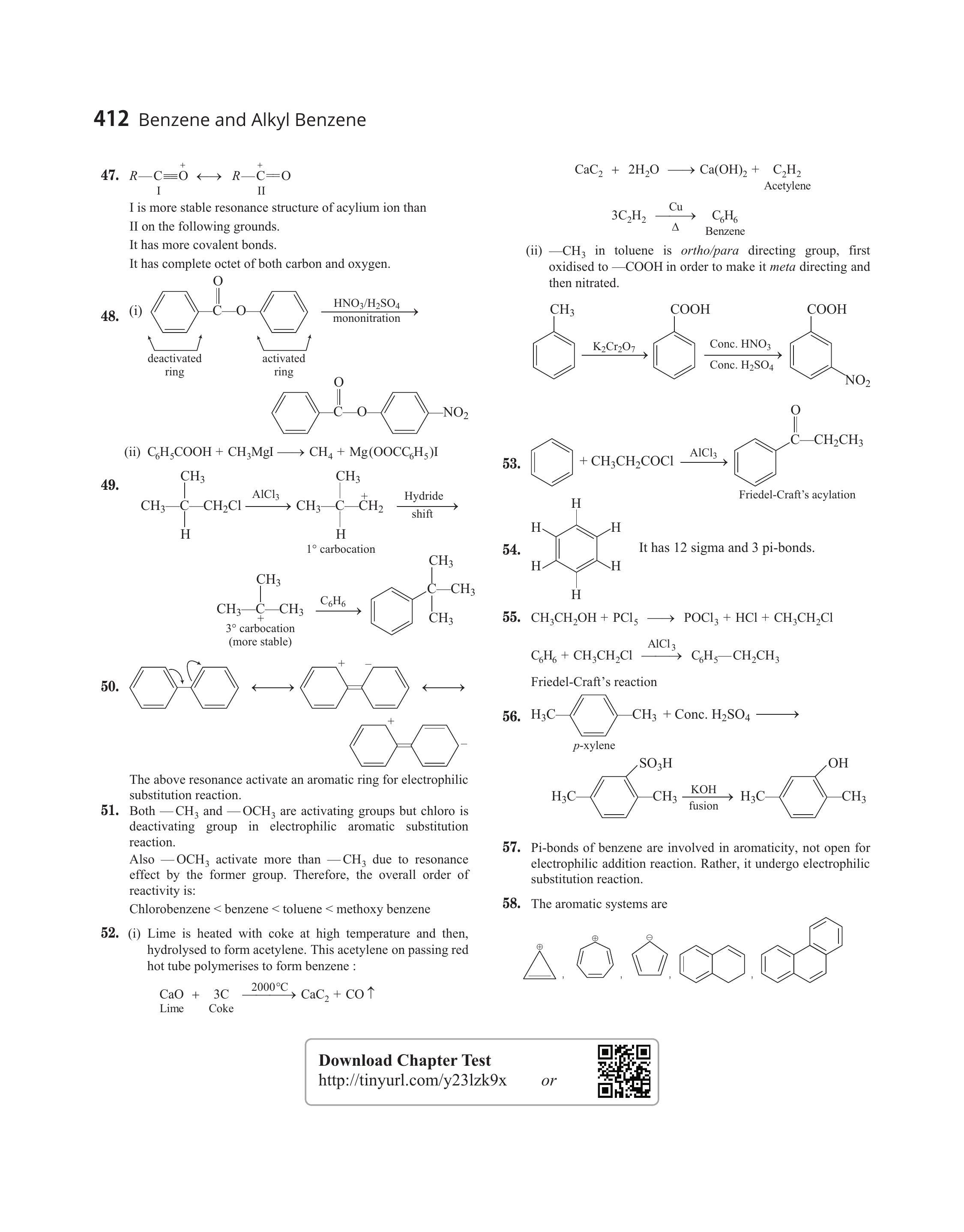 SATHEE: Benzene and Alkyl Benzene - Result Question 45