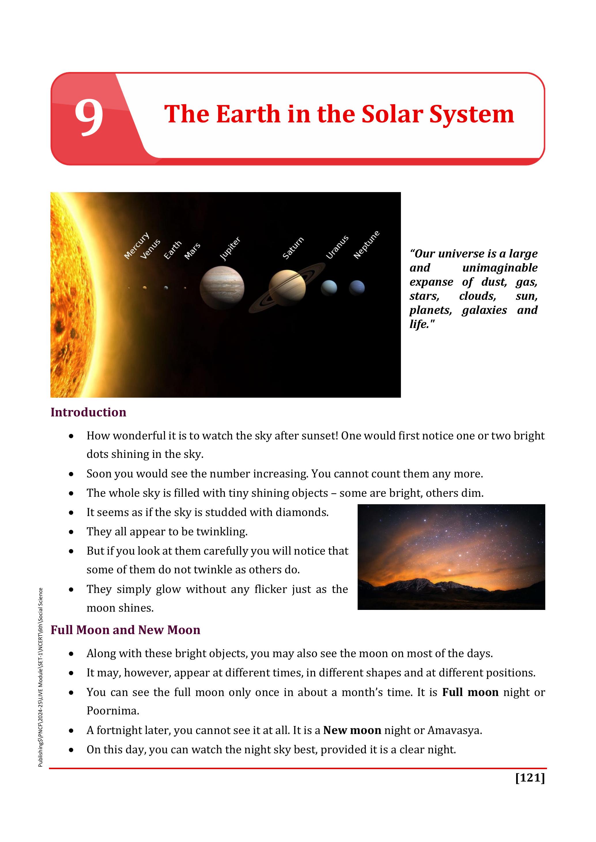 The Earth and Solar System: Exploring Our Celestial Neighborhood
