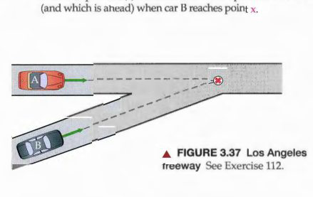 At a merging on-ramp of a busy Los Angeles freeway, car A is | Quizlet